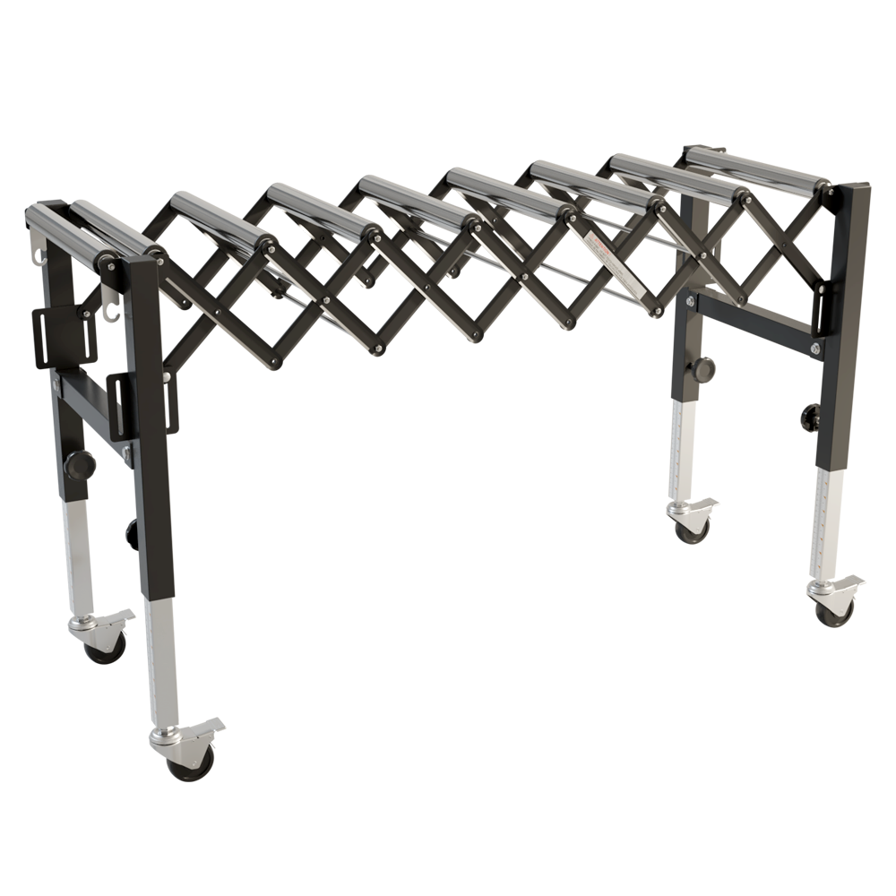 14" extendable roller conveyor Centurion 92-502 – Steel City Machines