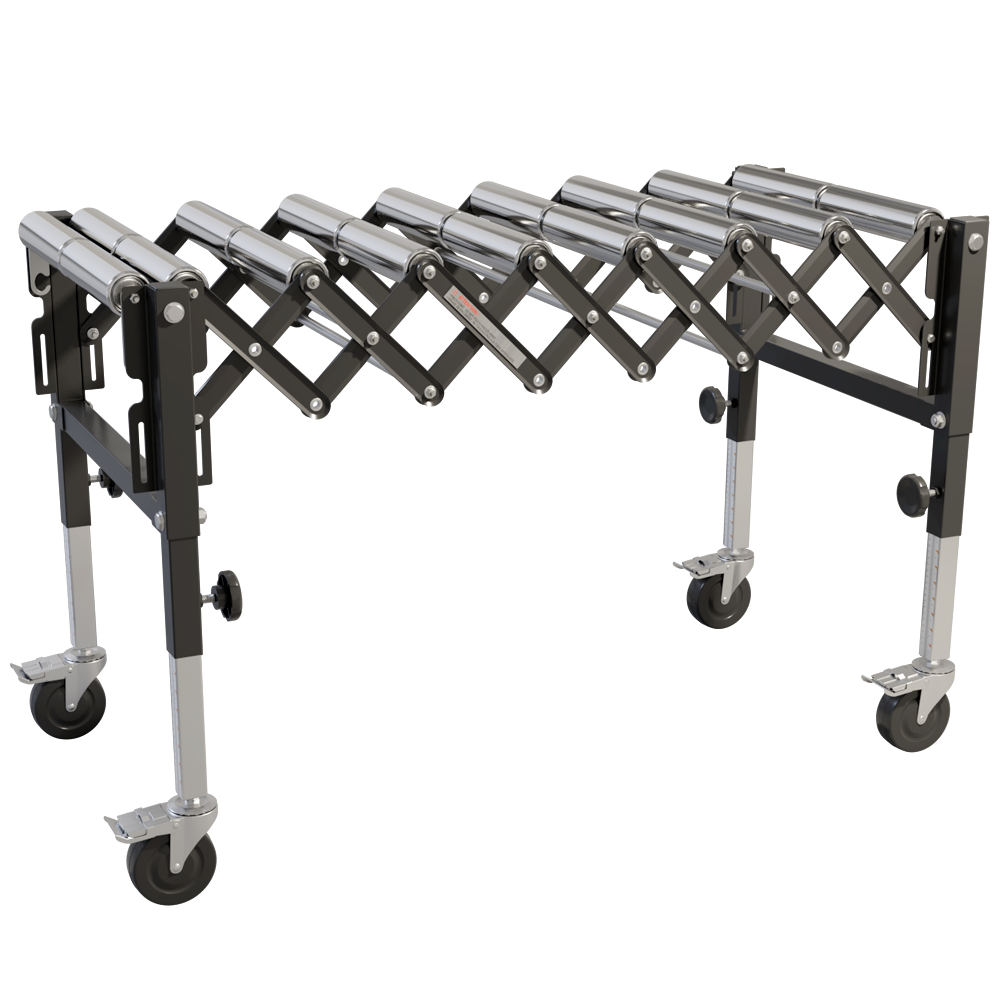 20" extendable roller conveyor Centurion 92-504 – Steel City Machines