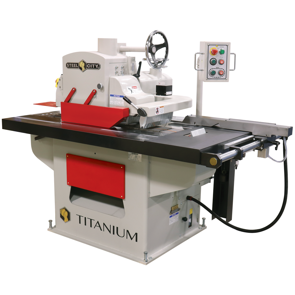 Rip Saw with Pneumatic Fence 10-905 T4 – Steel City Machines