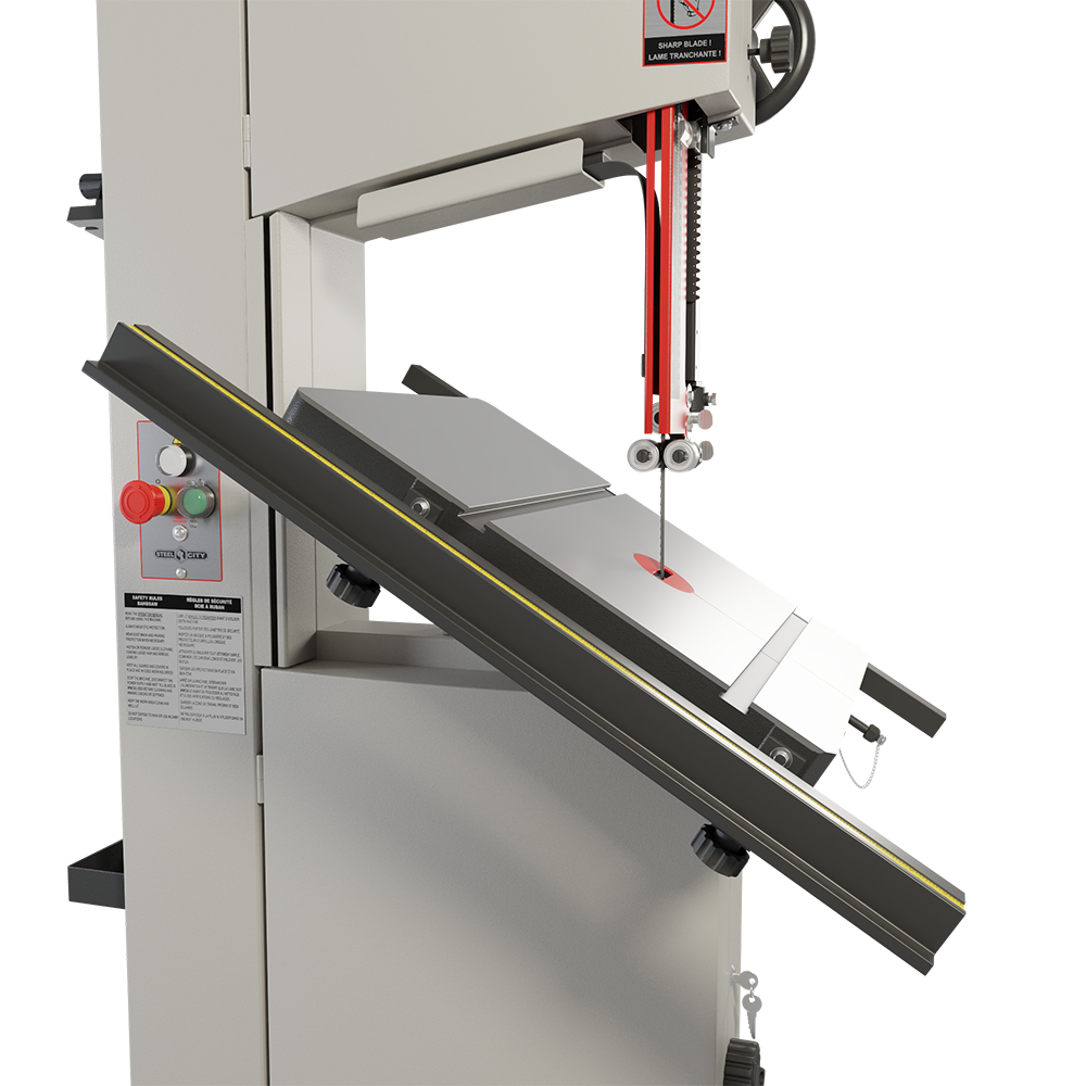 Scie à ruban 15" professionnelle 20-400 S1 – Steel City Machines